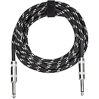 Amazon.com: Amazon Basics TS 1/4 Inch Straight Instrument Cable for ...