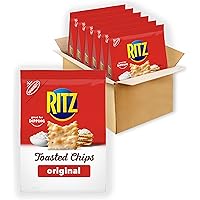 Amazon.com: RITZ Toasted Chips Original Crackers, 6 - 8.1 oz Bags