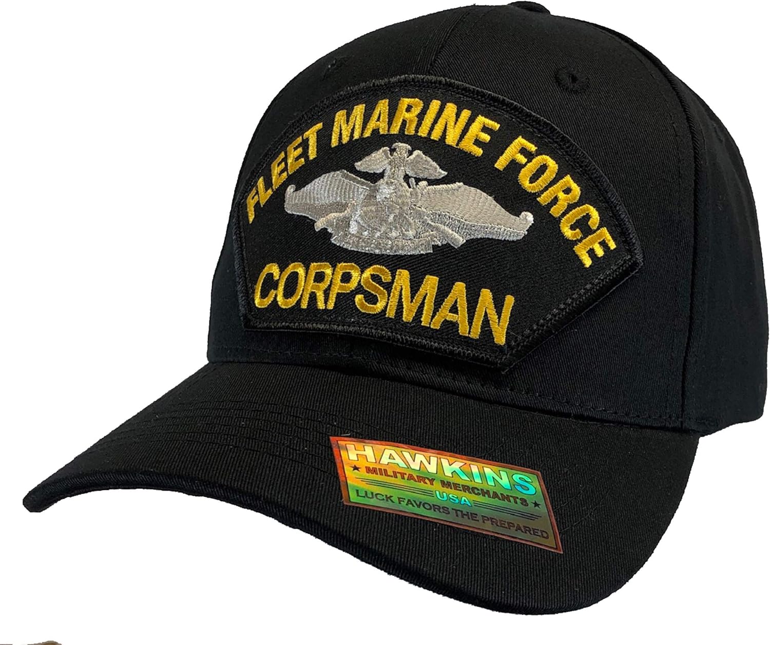 Amazon.com: Hawkins Military Navy Corpsman Hat Fleet Marine Force ...