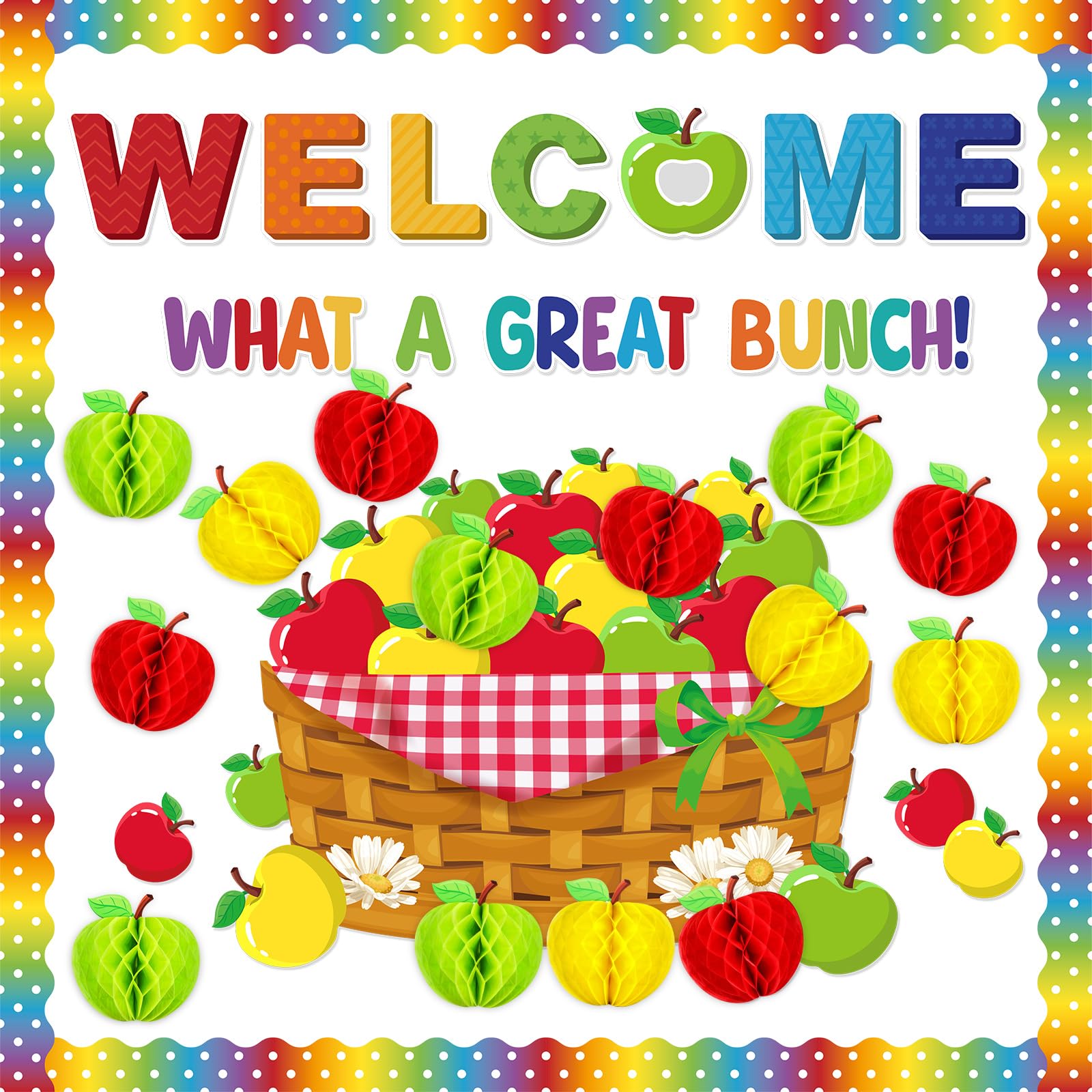 Qilery 87 Pieces Fall Theme Classroom Decorations Motivational Fruit ...