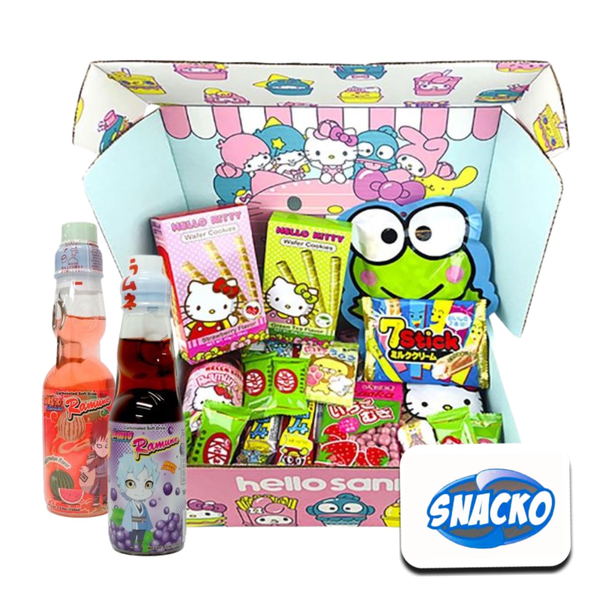 Mua Japanese Snack Crate Bundle by Snacko. Includes One Box of Sanrio ...