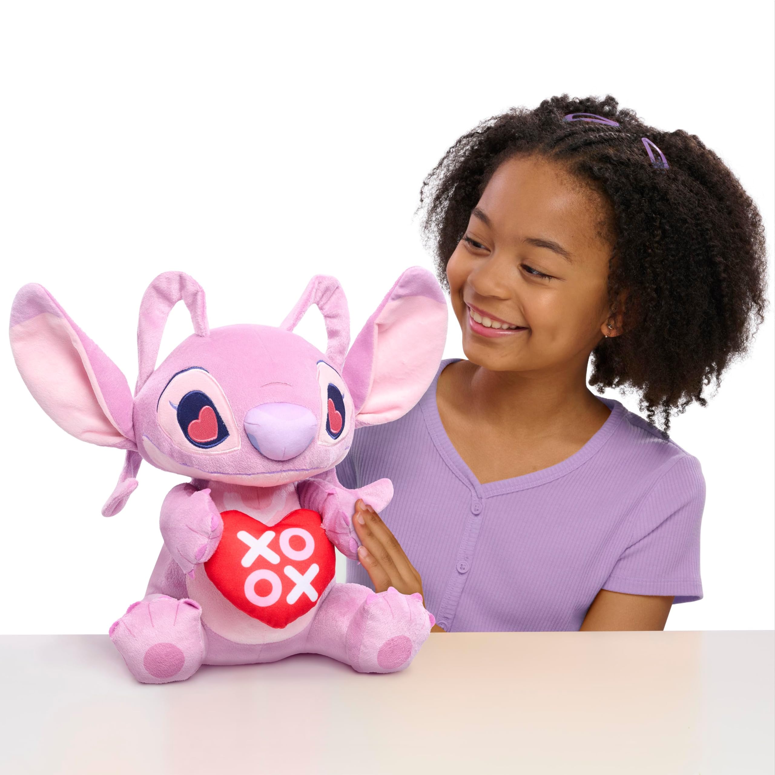 Mua Just Play Disney Stitch Lots of Love 13-inch Large Plush Angel ...