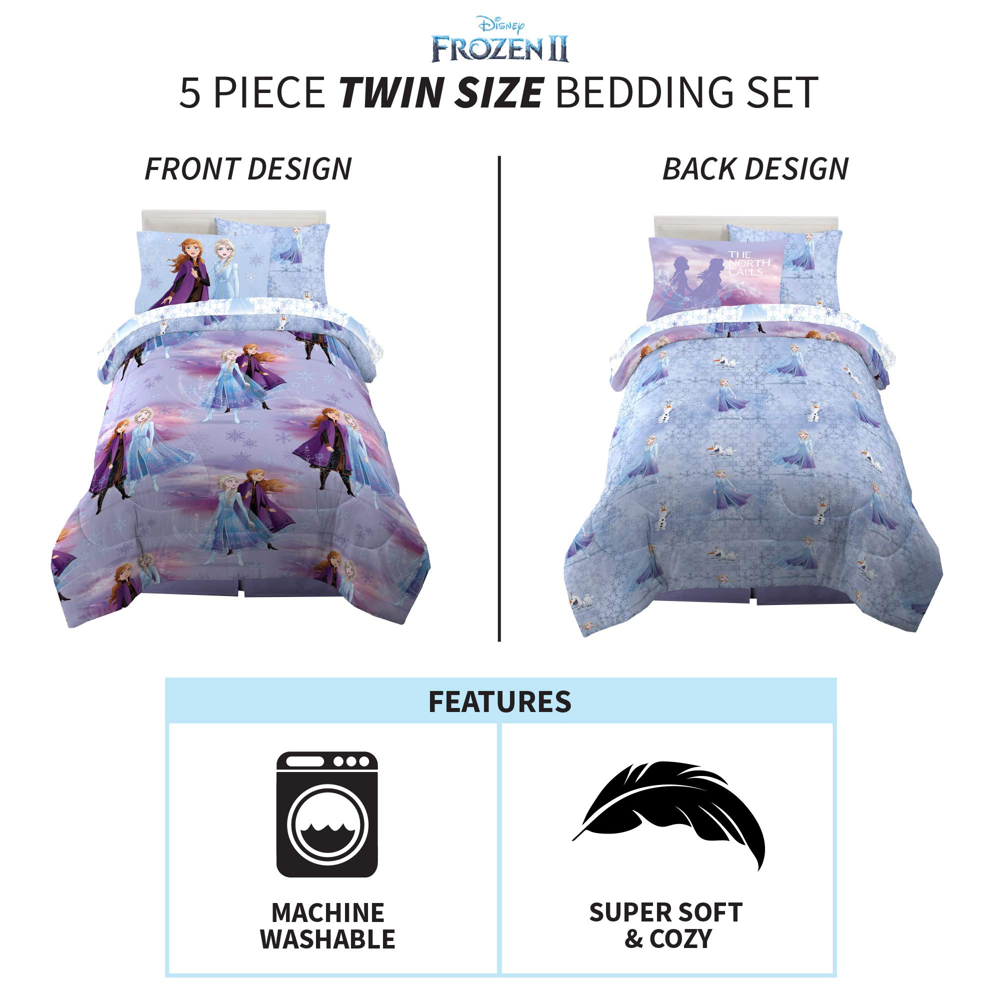 Franco Kids Bedding Super Soft Comforter and Sheet Set with Bonus Sham ...