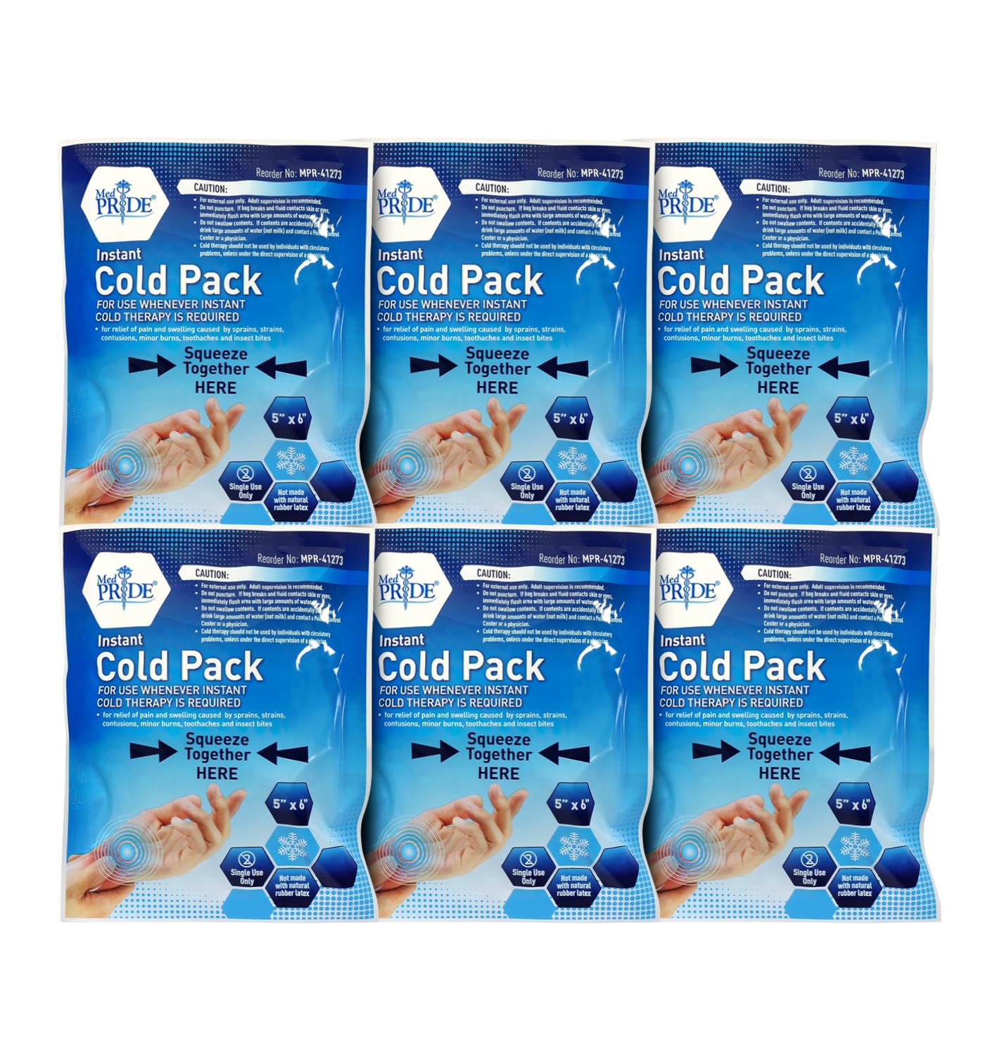 Mua MED PRIDE Instant Cold Pack First Aid Kit Ice Pack for Injuries and ...