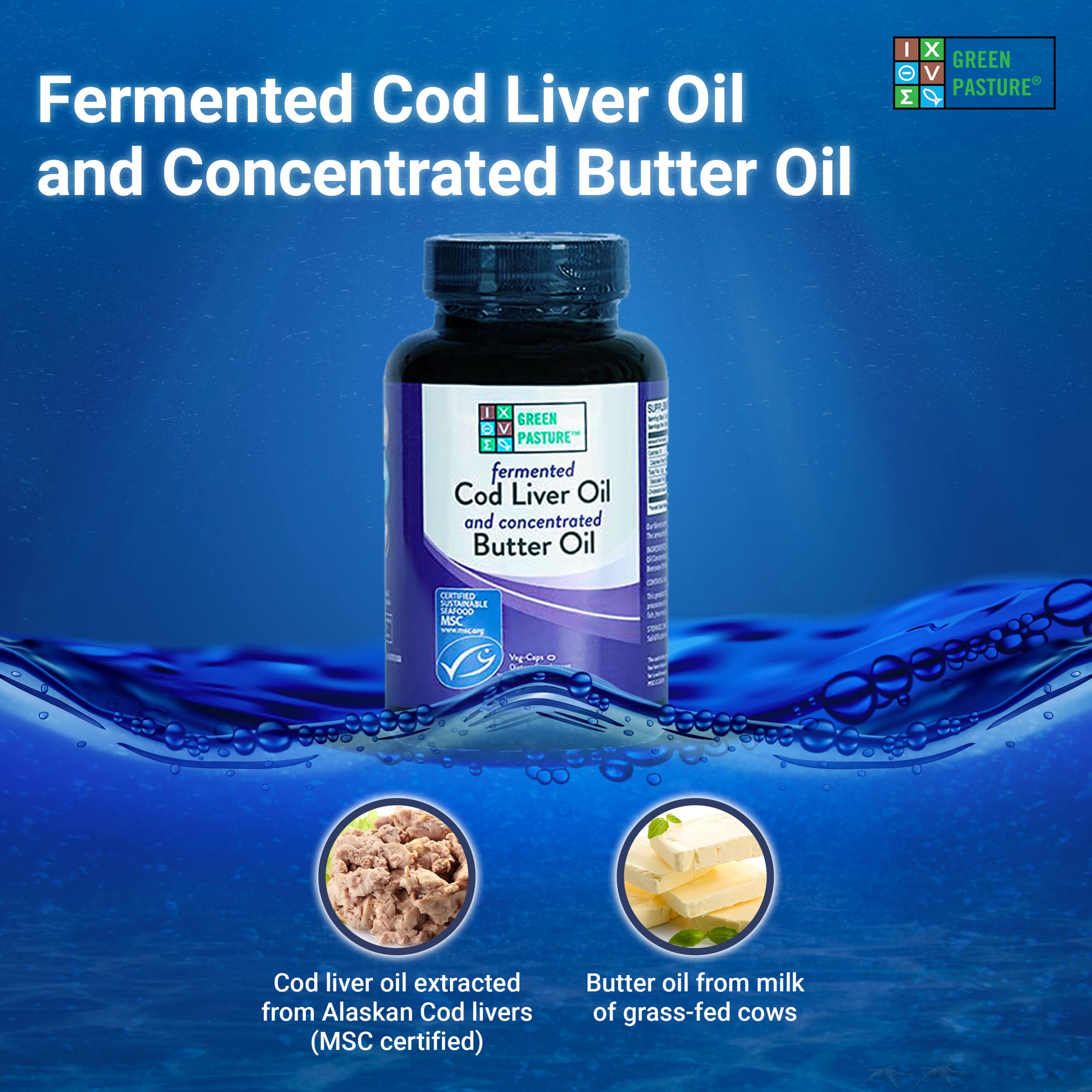 Mua Bundle 120 Capsules Per Bottle - Fermented Cod Liver Oil with ...