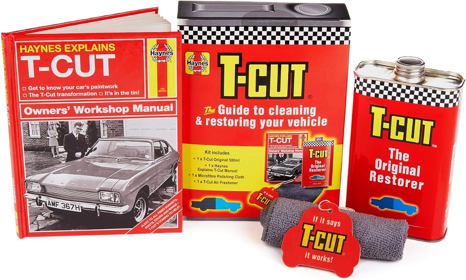 T-Cut T-Cut Original 500ml & Haynes Manual Kit: Amazon.co.uk: Car ...