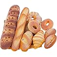 Amazon.com: Woration 10pcs Artificial French Bread Set Fake Loaf ...