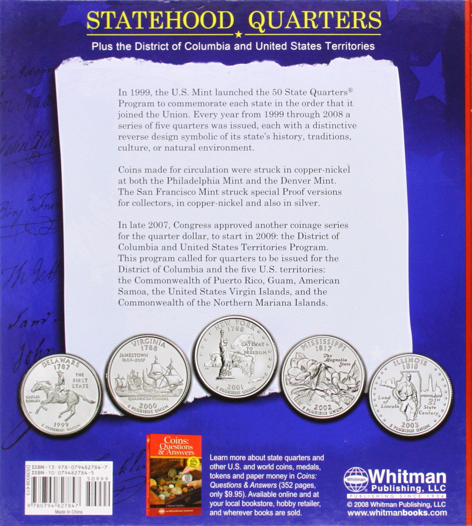 Us Map For State Quarters