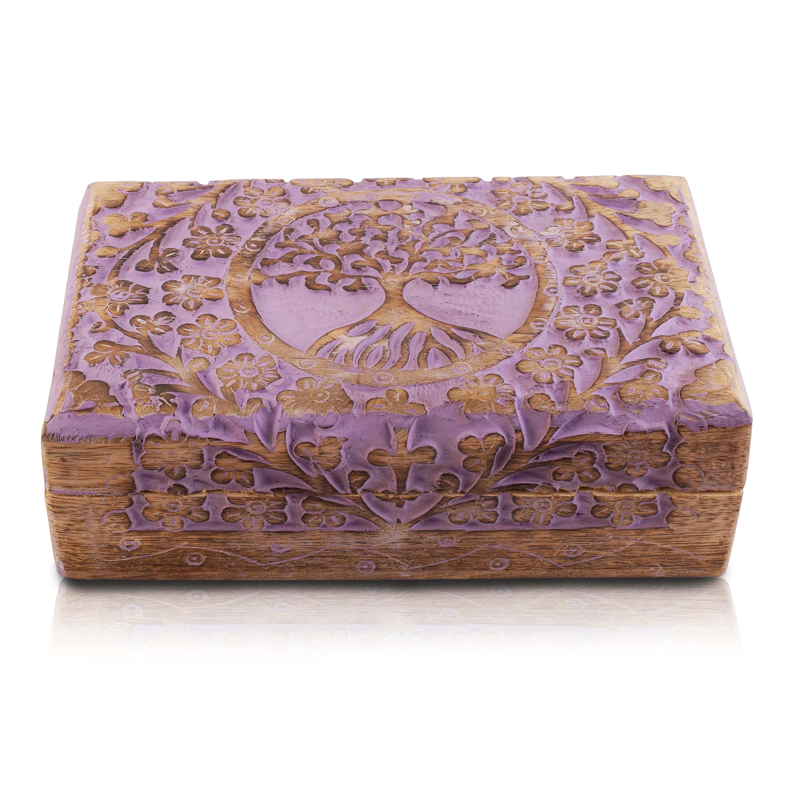 Great Birthday Gifts Handmade Decorative Wooden Jewelry Box Tree Of ...