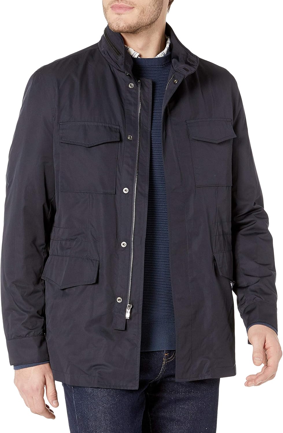 BUGATCHI Men's Polyester Field Jacket: Amazon.co.uk: Clothing