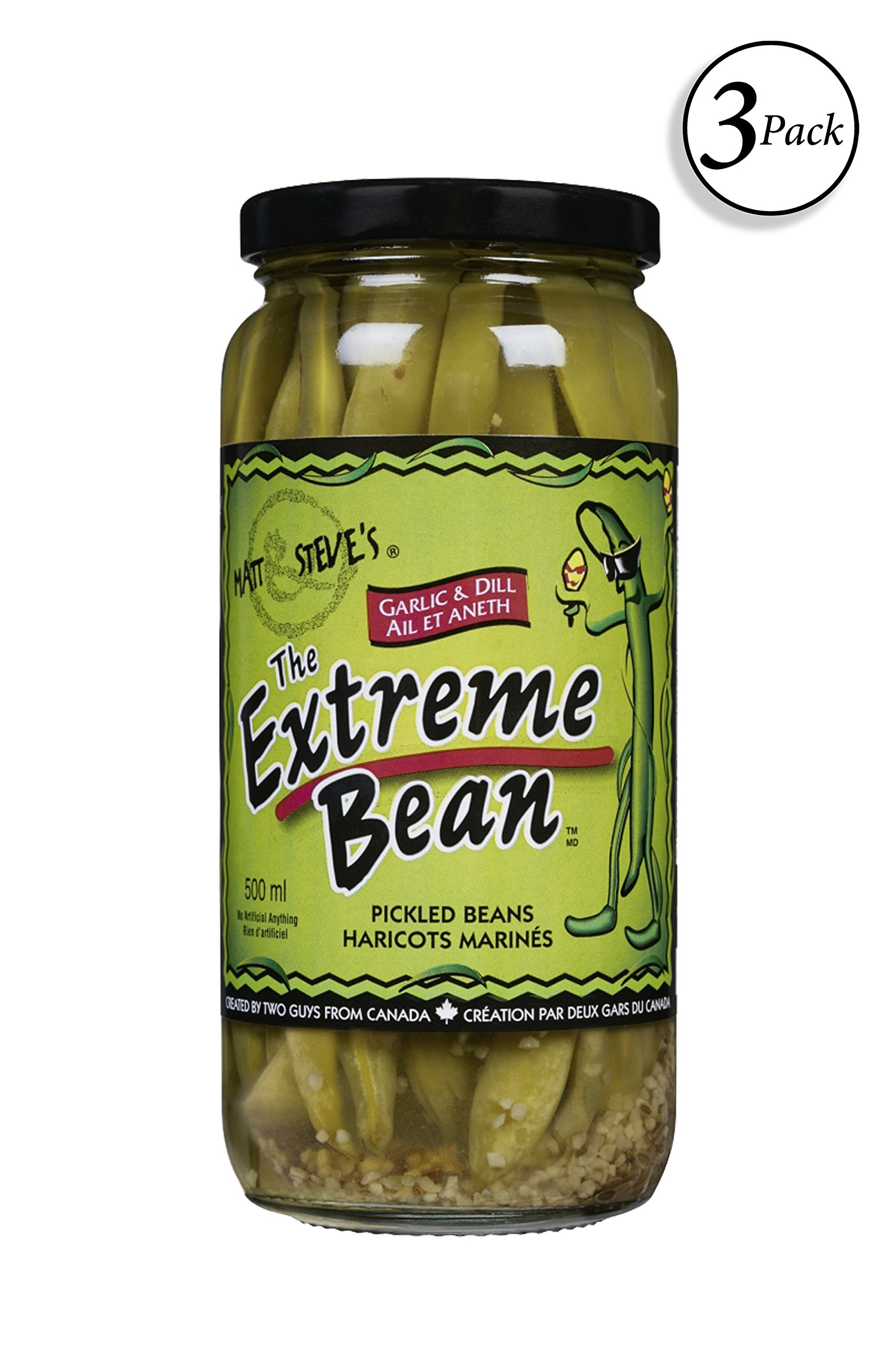 Amazon.com : The Extreme Bean - Hot & Spicy, Pickled Green Beans. 16 oz ...