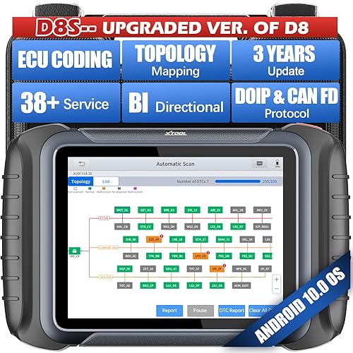 XTOOL D8S Bidirectional Scan Tool 2025 Upgraded Ver. of D8 Scanner ...