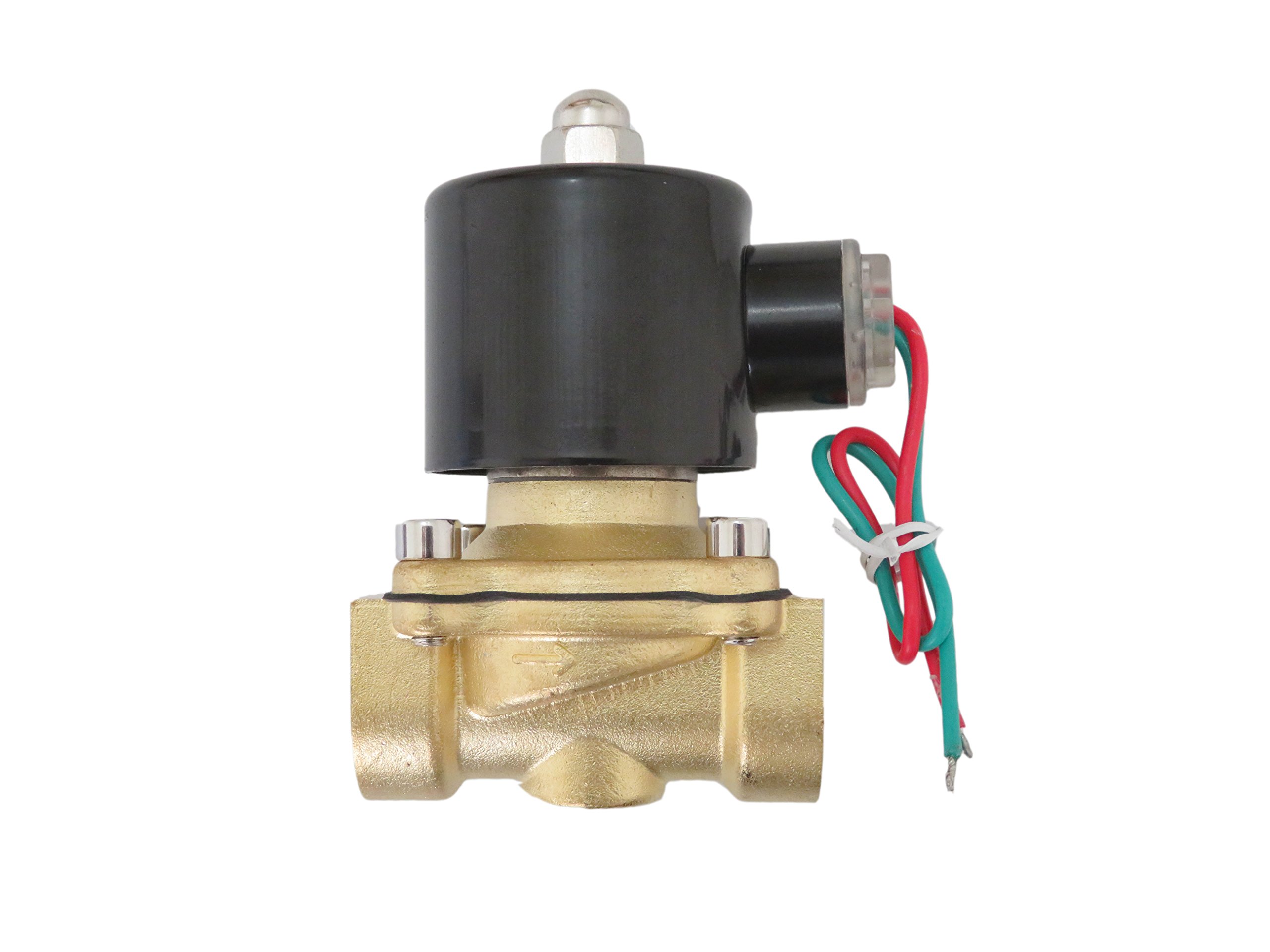 2 Inch 110V AC Brass Electric Solenoid Valve 110 VAC 120 Volt CARBEX