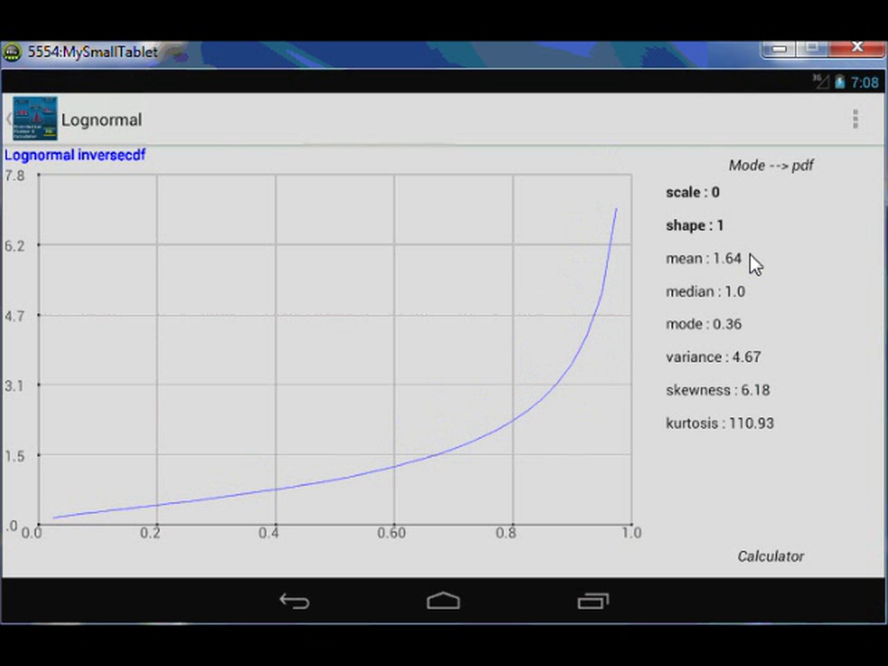 Distribution Calculator Plotter - App on the Amazon Appstore
