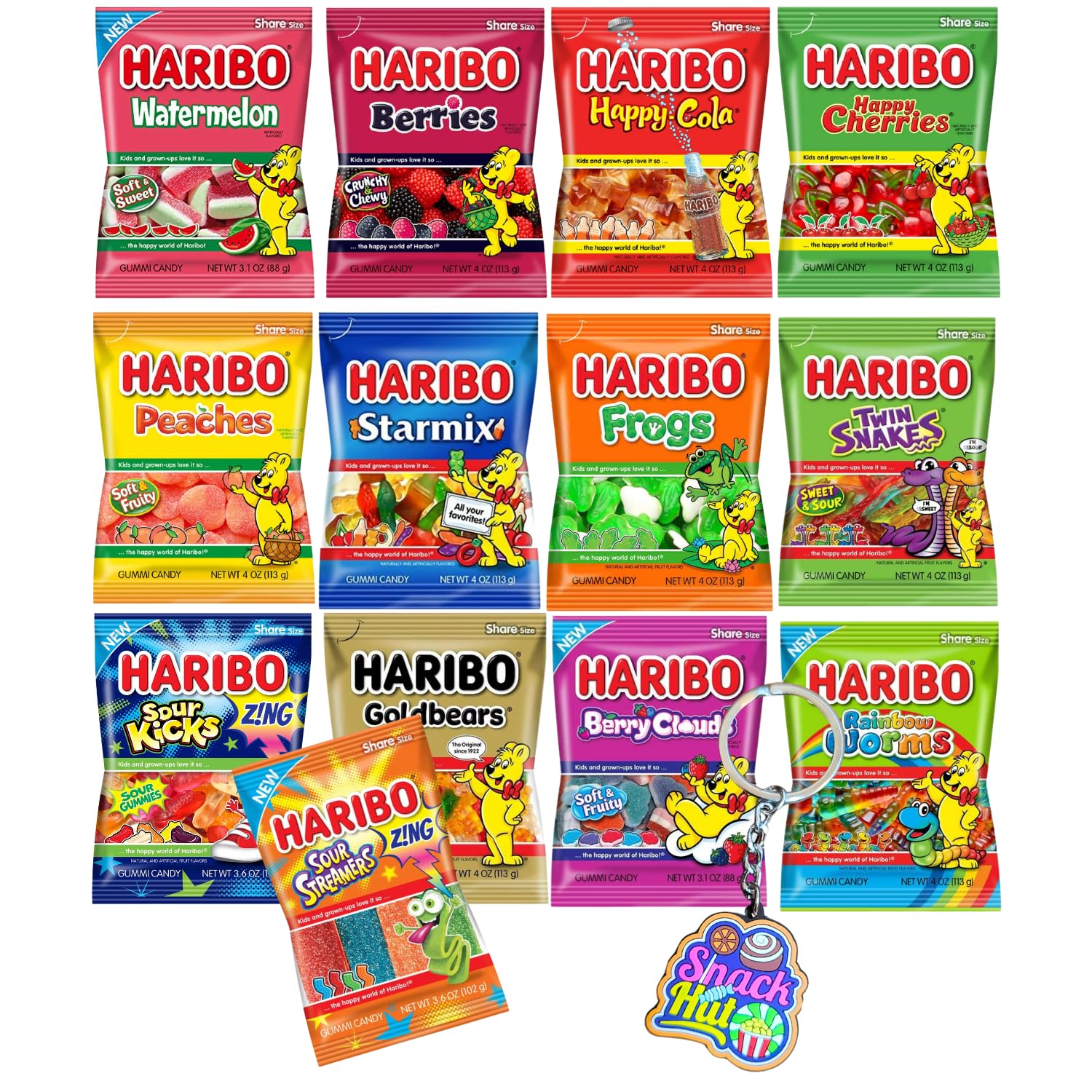 Mua Haribo Gummy Variety Pack 13 Bags, Haribo Gummy Bears, Haribo Candy ...