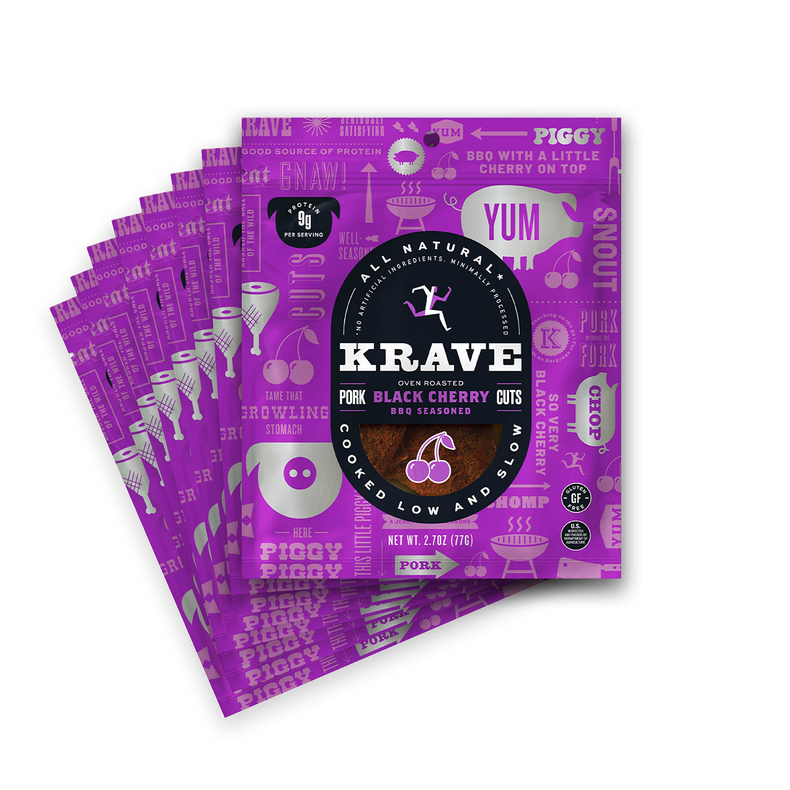 Mua KRAVE All Natural Pork Jerky, Black Cherry BBQ - Protein Packed ...