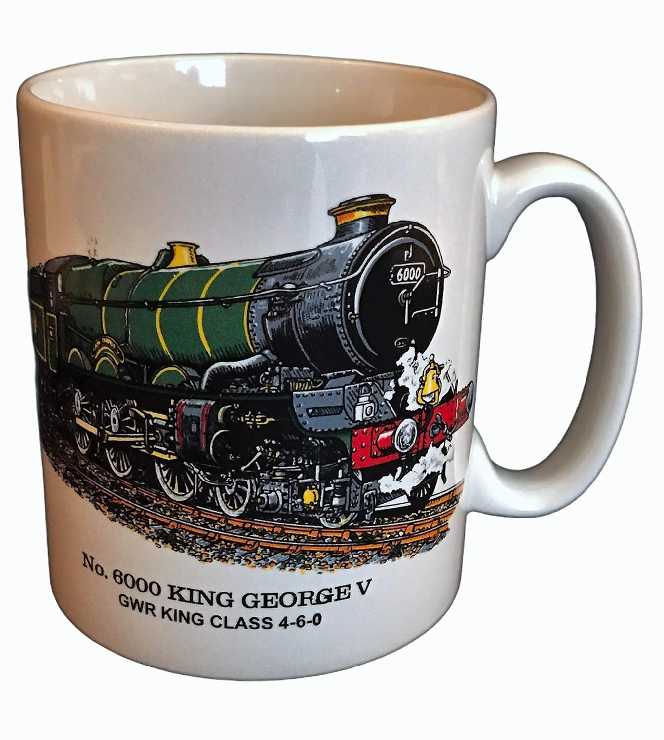 George V No 6000 Steam Engine Mug, Vintage Steam Train Stoneware Mug ...