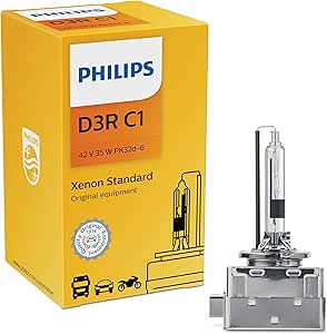 Amazon.com: Philips D3R Standard Authentic Xenon HID Headlight Bulb, 1 ...