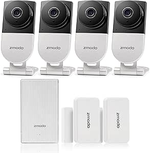 Amazon.com: Zmodo 720p HD Wireless Smart Home Security Camera System ...