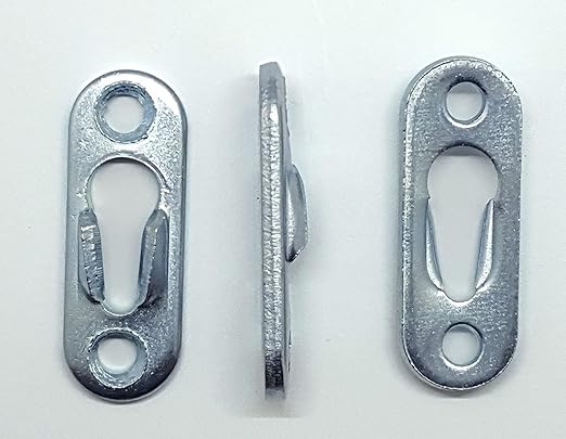 100 Keyhole Hanger Plate: Amazon.co.uk: Kitchen & Home