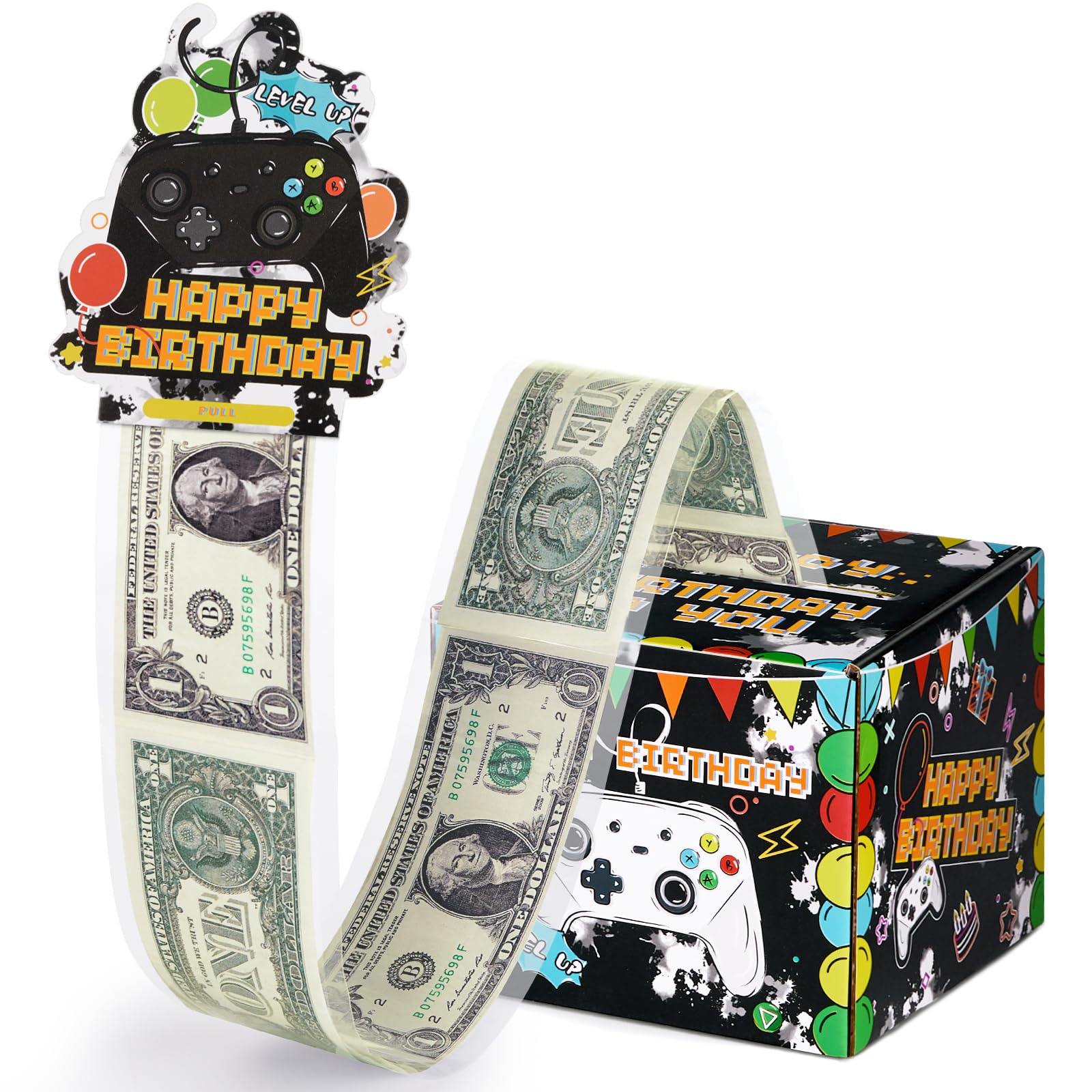 Mua WERNNSAI Birthday Money Box for Cash Gift - Surprise Money Gaming ...