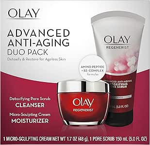 Olay Regenerist Advanced Anti Aging Skin Care Duo Pack, 6.7 Ounce ...
