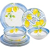 Amazon.com | UPware 12 Piece Shamrocks Melamine Dinnerware Sets ...