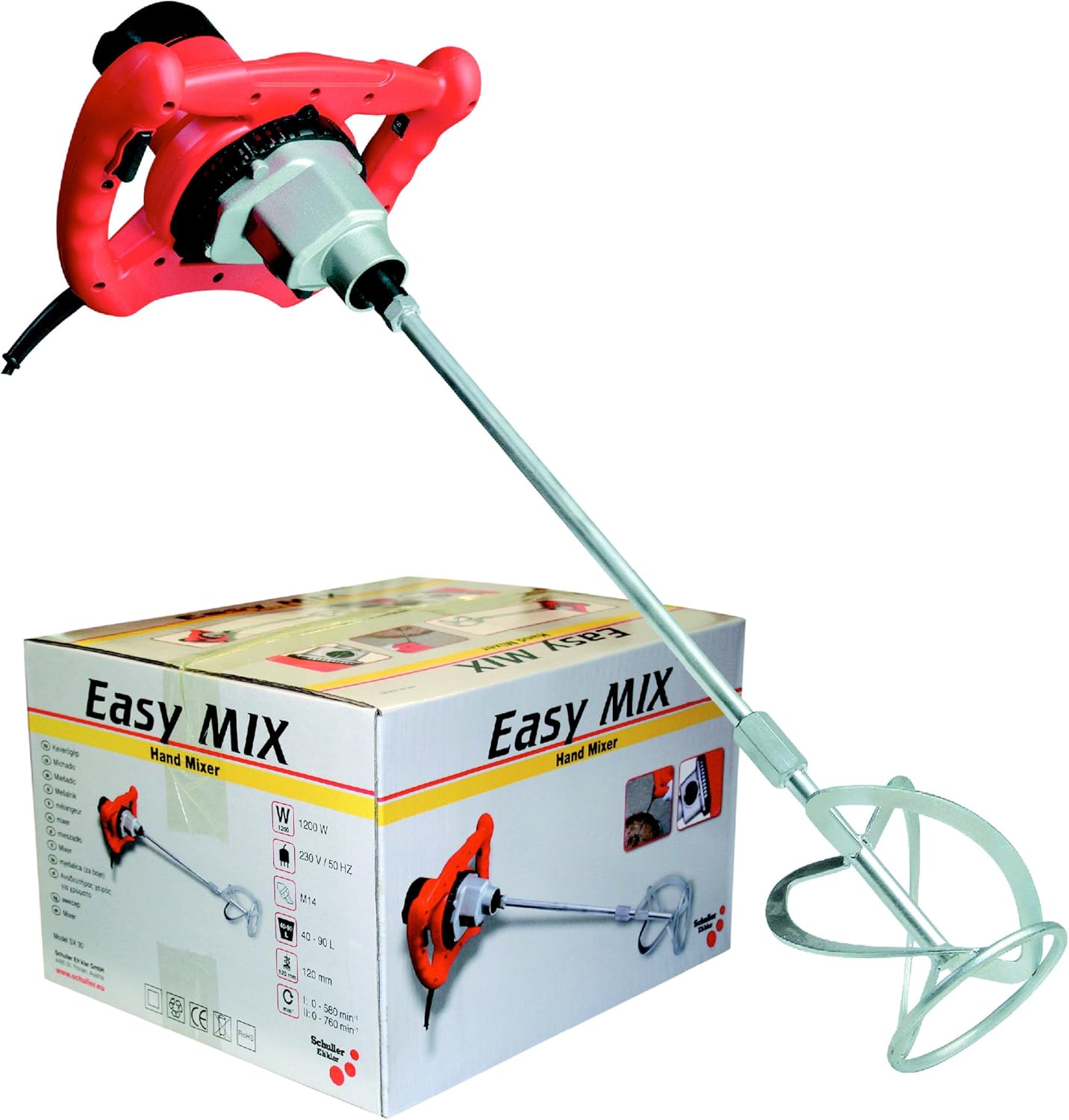 Schuller Easy MIX, SX30 - Handmixer - Malermixer Rührgerät: Amazon.de ...