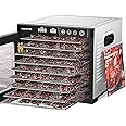 Amazon.com: Food Dehydrator for Jerky 1000W, 9 Stainless Steel Trays ...