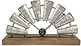 Amazon.com: Everydecor Galvanized Half Windmill Decor: Home & Kitchen
