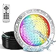 Amazon.com: 5G 10 Inch AC 12V Pool Light, 10 Inch RGBW led Pool Lights ...