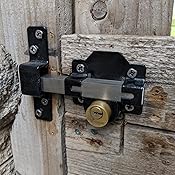 Gatemate 1490196 70mm Long Throw Gate Lock Double Locking 5 Keys ...
