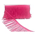 Amazon.com: KUYLENT 6.5 Yard 4 Inches Polyester Fringe Trim Lace Tassel ...