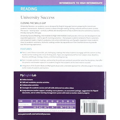 Mua University Success Reading Intermediate to High-Intermediate, Student Book with MyEnglishLab ...