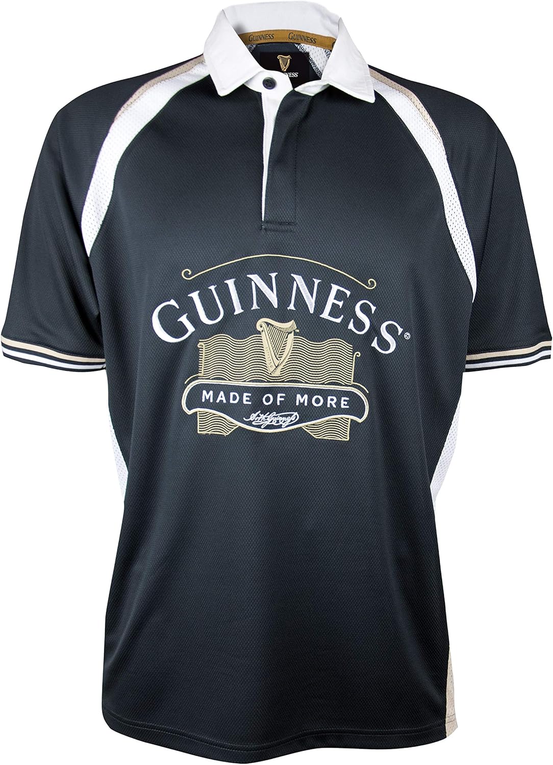 Amazon.com: Guinness Black Made of More Rugby Jersey: Clothing