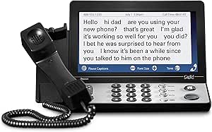 Hamilton CapTel 2400i Captioned Telephone Large Touch-Screen Captioned ...