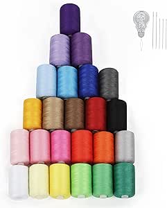 Amazon.com: NEX Sewing Thread Assortment Cotton Spools Thread Set for ...