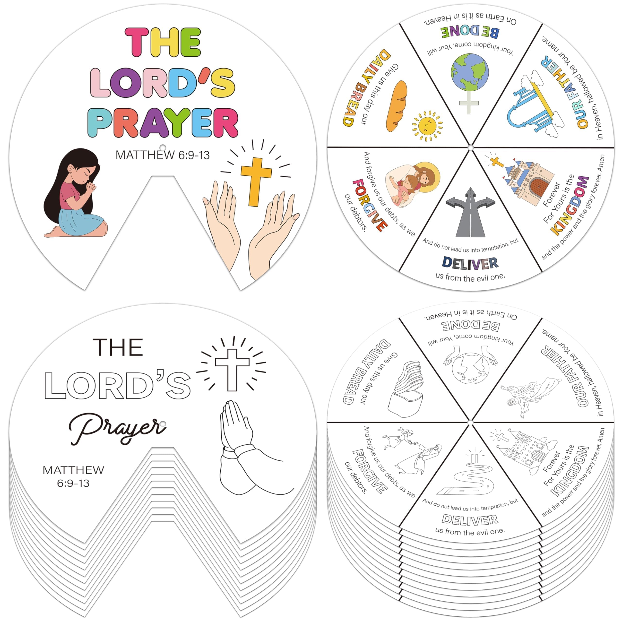 Mua AsodSway Religious Coloring Creation Wheel Craft - 24 Sets Color ...