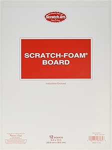 Amazon.com: Melissa & Doug Scratch Art Scratch-Foam Board (9 x 12 ...