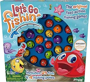Amazon.com: Pressman Amazon Exclusive Bonus Edition Let's Go Fishin ...