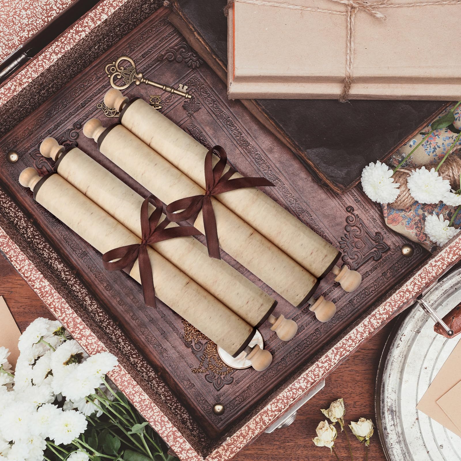 Mua Epakh 2 Roll Blank Paper Scrolls 9 x 72 Inches Scroll Paper Wrapped ...