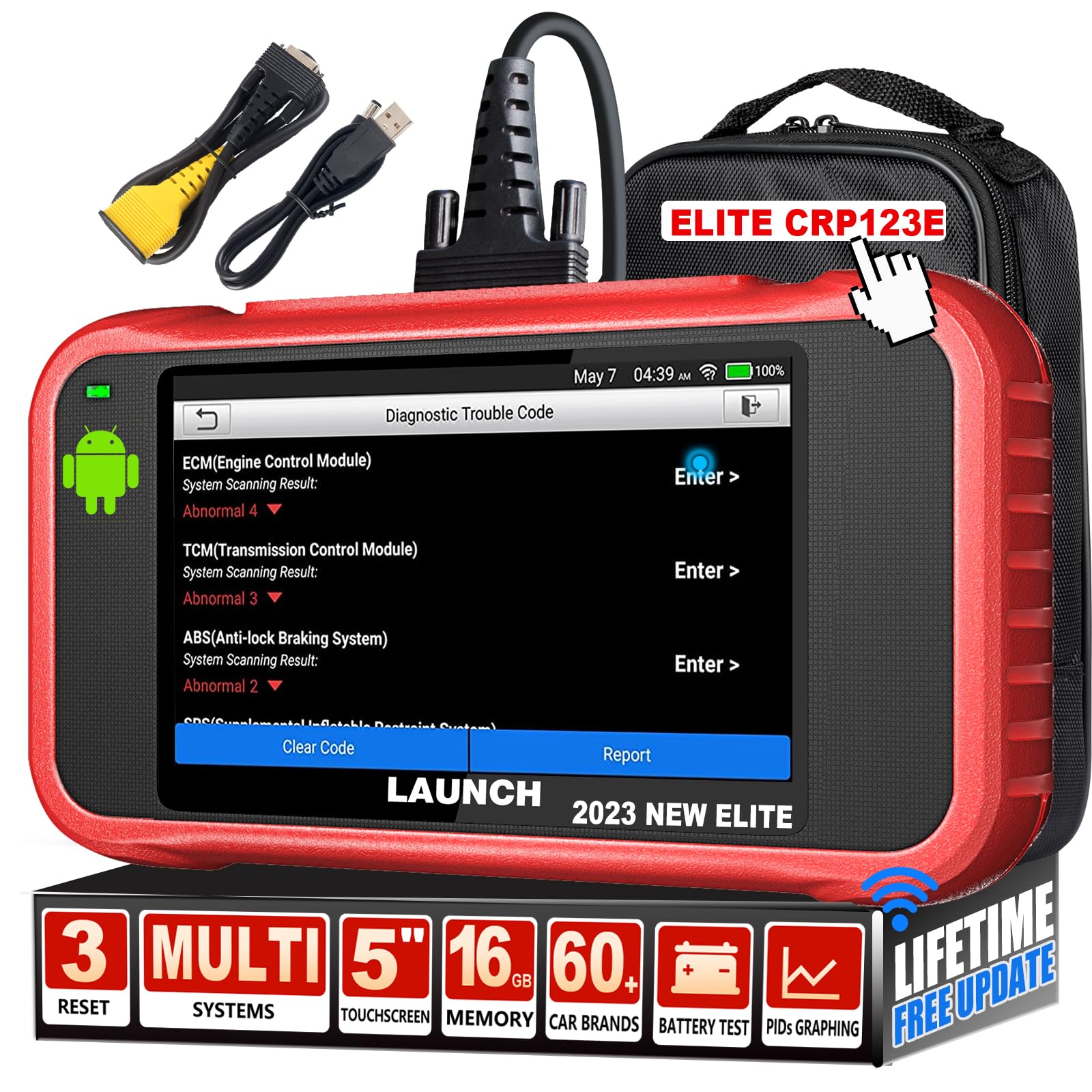 Mua OBD2 Scanner- 2024 CRP123E Elite,ABS SRS Airbag TCM Engine Code ...
