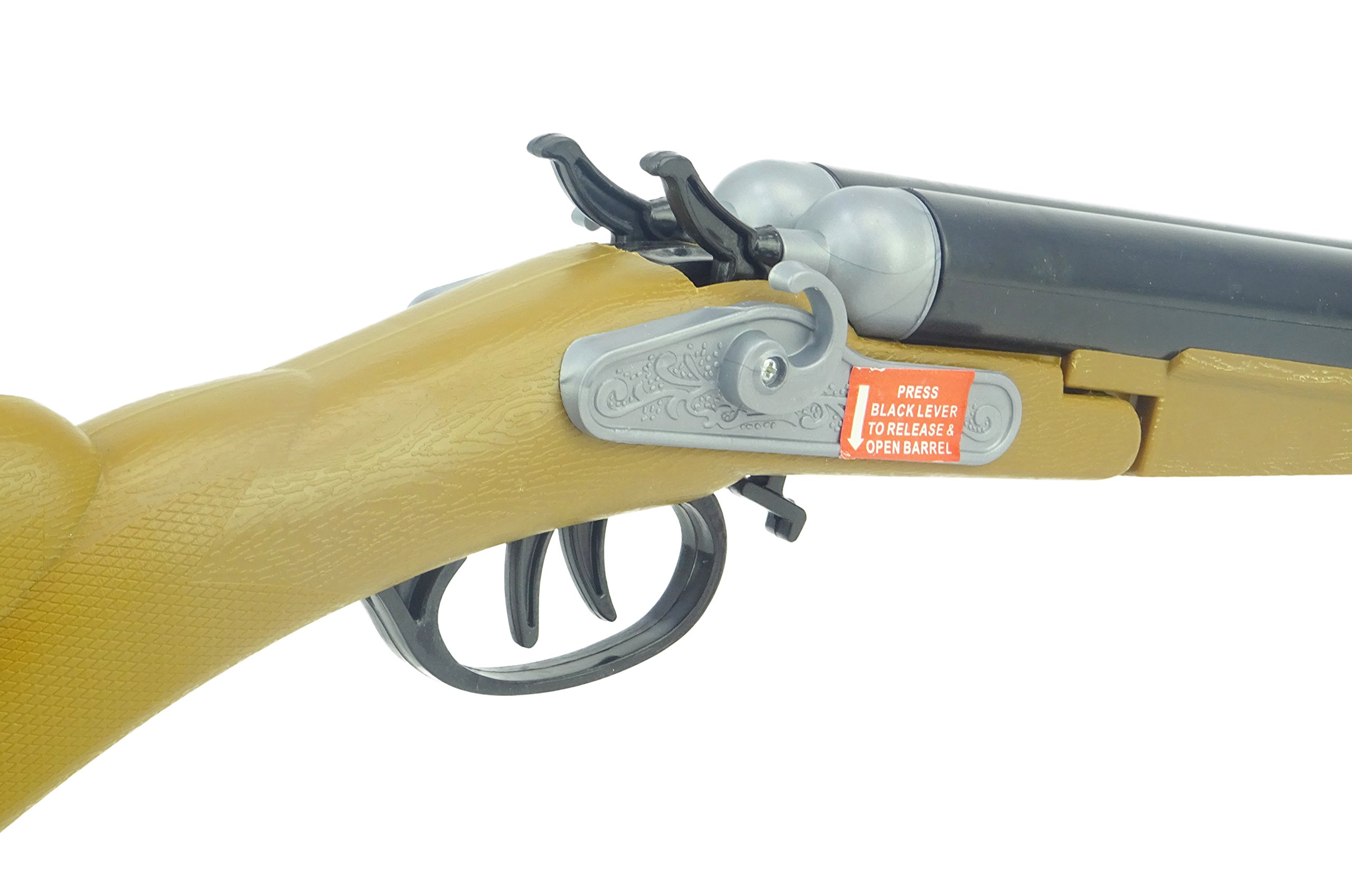 Pretend Play NEW Kids Western Double Barrel Shotgun 4 shotgun Shells ...