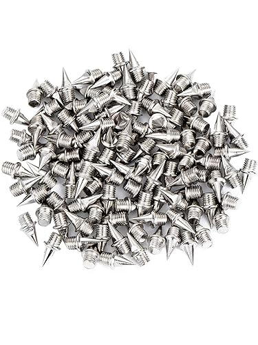 Hicarer 110 Pieces 1/4 Inch Steel Track and Cross Country Spikes ...