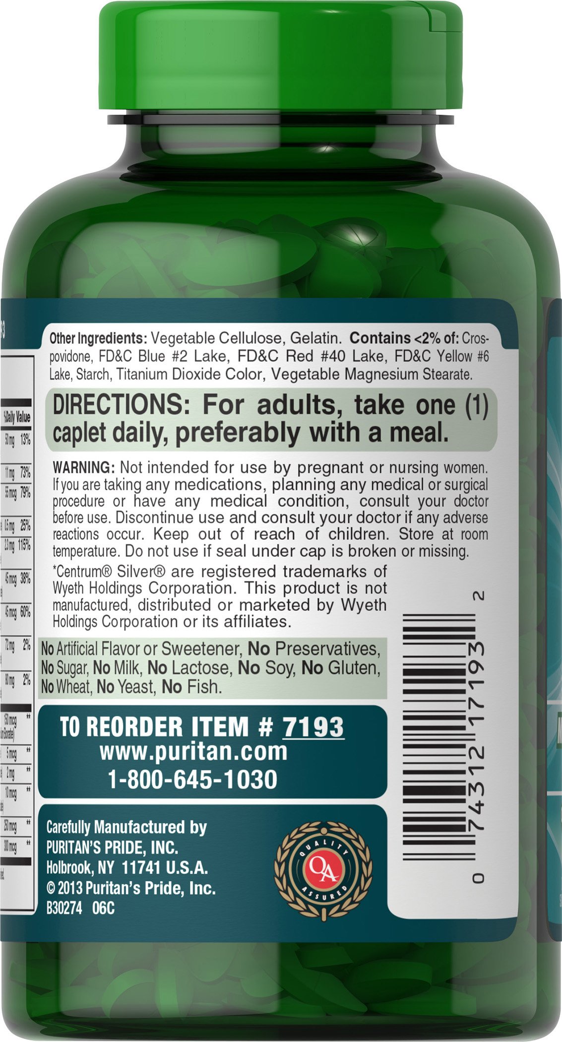 Mua Abc Plus Senior Multivitamin Multi-mineral Formula Caplets, 240 ...