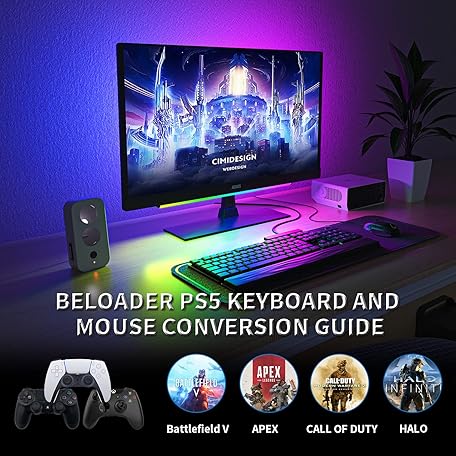 Mua Beloader PS5 Keyboard and Mouse Adapter ,PS5 Beloader Compatibility ...