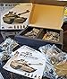 Amazon.com: Feleph Military M1A2 Tank Model Kit with 5 Soldier Figures ...
