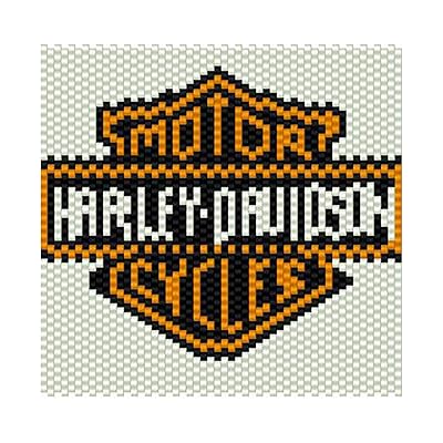 PDF Seed Beading Pattern: Harley Davidson Logo Philippines | Ubuy