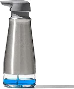 Amazon.com: OXO Good Grips Stainless Steel Foaming Soap Dispenser: Home ...
