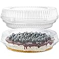 Amazon.com: Supellectilem 10" Plastic Disposable Pie Containers with ...